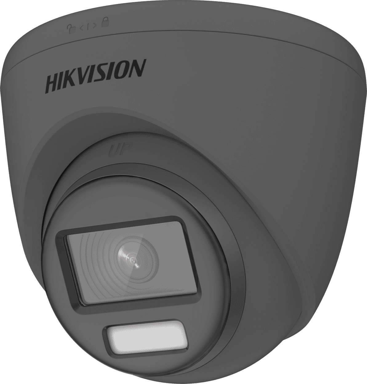Hikvision DS-2CE72UF3T-E 8MP 2.8mm Fixed Lens Turret Camera - Grey