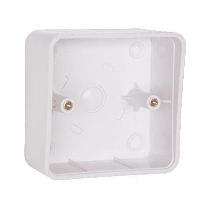 RGL PBBSHR-W White Push Button with Shroud