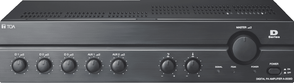 TOA A-2030D Digital Mixer Amplifier 30W Output Power