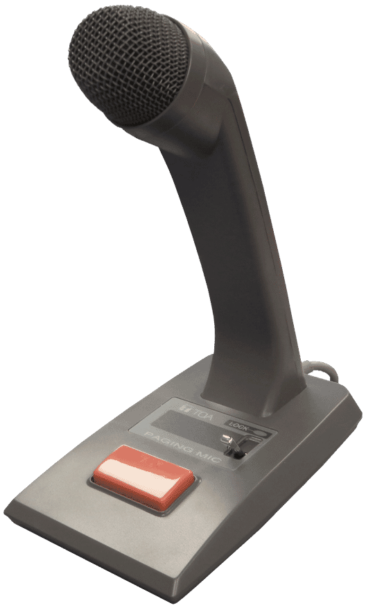 TOA PM-660D Paging Microphone with Built-in Chime