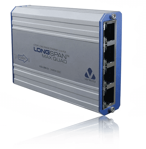 Veracity LONGSPAN Max Quad VLS-LSM-C4 – 4-Port High-Power PoE Camera ...