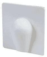 AC110-WH BLAKE BRICK BLOW-OUT HOLE COVER PLATE WHITE