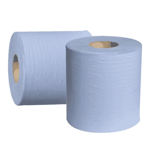 PR454 BLUE ROLL PAPER TISSUE WIPES 176MM X 120M