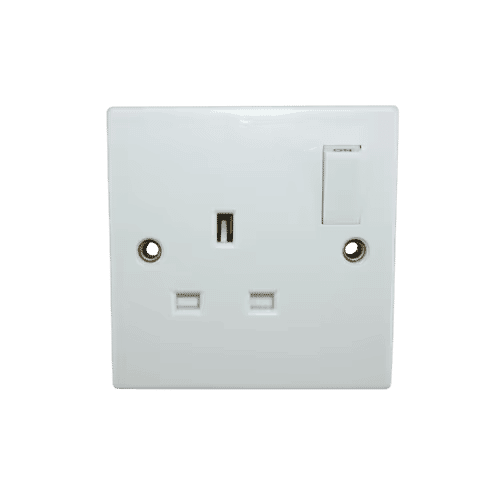 PPSKSW1G SINGLE GANG 13A SWITCHED 3 PIN UK MAINS SOCKET